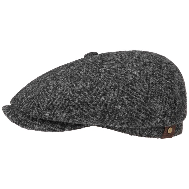 Stetson Hatteras Herringbone Flat Cap