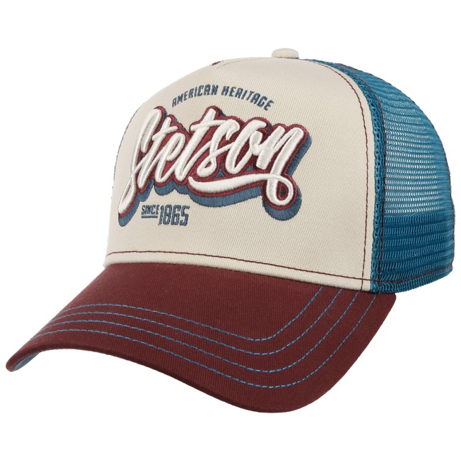 Stetson Wordmark Logo Trucker Cap