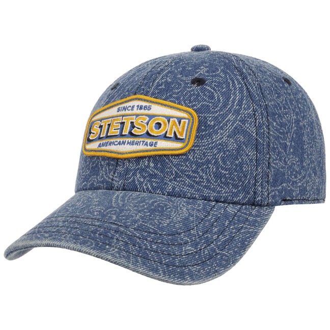 Stetson Denim Paisley Cap