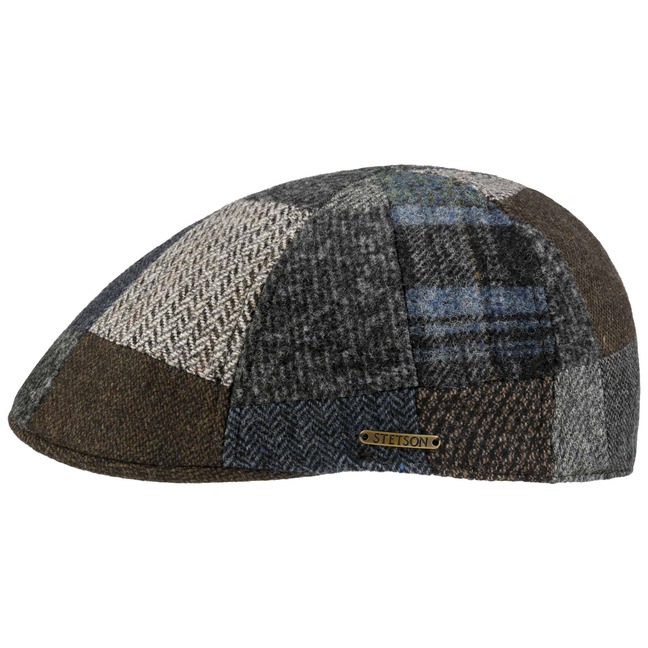 Stetson Viscott Patchwork Flat Cap