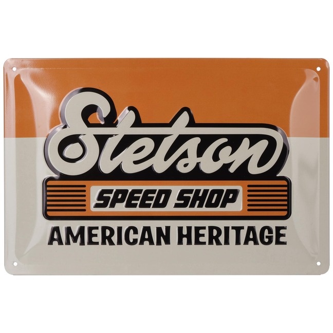 Stetson Speed Shop Retro Metal Sign