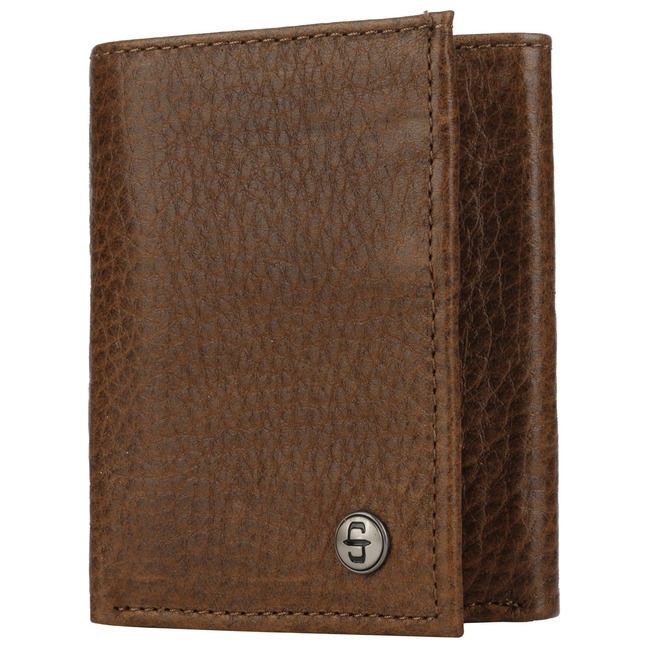 American Bison Leather Tri-Fold Wallet by Stetson - 60,00