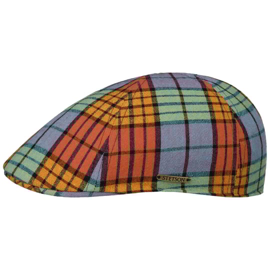 Stetson 8 Panel Woolen Stripe Flat Cap